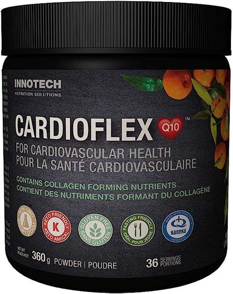 Innotech Nutrition Cardioflex Q10 Orange 360 G Amazonca Health