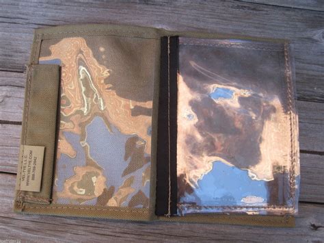 Webbingbabel Vel Tye Navy Seal Issued Tan Document Case Data Book