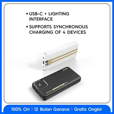 Tecno Powerbank 10000mah Tecno
