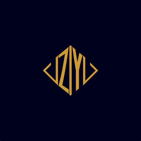 Zy Initial Monogram Square Logo Design Ideas 22573802 Vector Art At