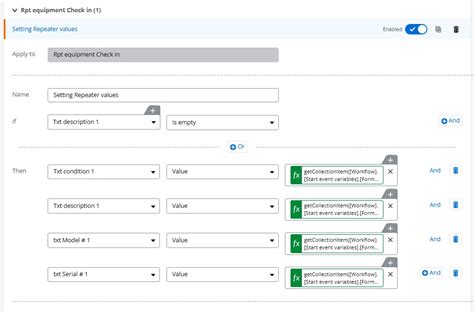 Adding Repeating Data In Document Tagger Doc Gen Action To My Final