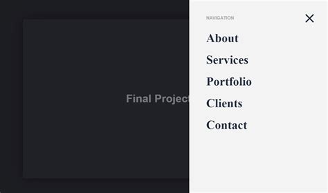 JavaScript Off Canvas Menu Examples OnAirCode JavaScript Off Canvas Menu Examples OnAirCode