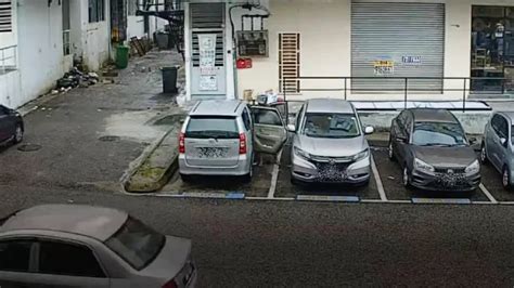 Woman Caught On Cctv Urinating Next To Her Car In Carpark In Johor 8days