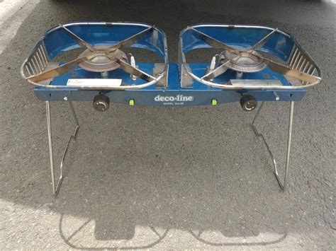 캠핑 버너 2구 데코라인 야외용가스렌지잘되는거 확인 헬로마켓