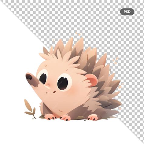 Premium Psd A Cartoon Character With A Face On The Ground And A Mouse