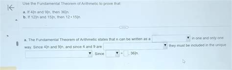 solved use the fundamental theorem of arithmetic to prove
