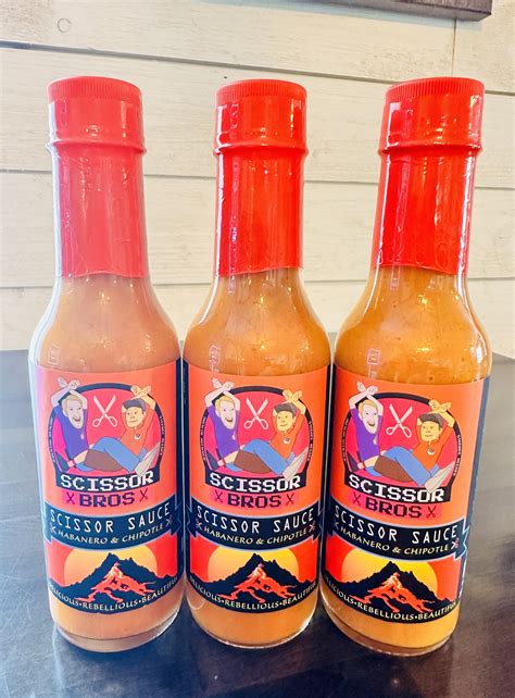 Scissor Bros Scissor Sauce 3 Pack — Revolutionary Hot Sauce