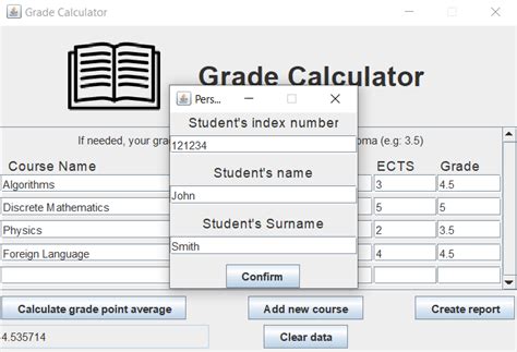 GitHub Vesperalin Grade Point Average Calculator Academic Grade