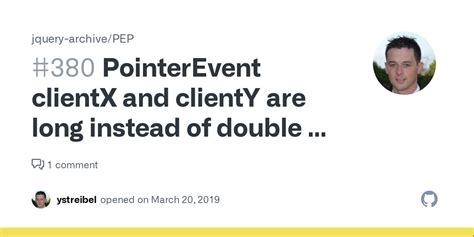 Pointerevent Clientx And Clienty Are Long Instead Of Double In Safari Ios · Issue 380 · Jquery
