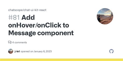 Add Onhoveronclick To Message Component · Issue 81 · Chatscopechat