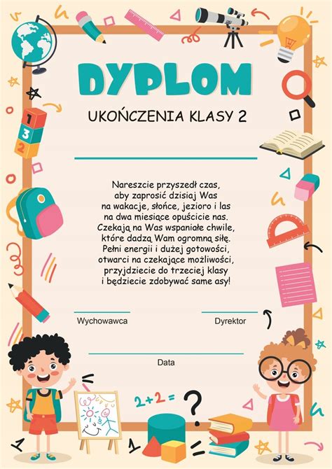 DYPLOM UKOŃCZENIA KLASY 2 drugiej wz 13 12144700460 oficjalne