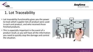 Features To Look For In Rubber And Plastic Manufacturing ERP PPT
