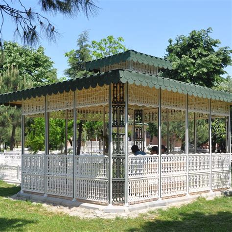 Composite Gazebo Plastic Camelia Modular Composite Fence
