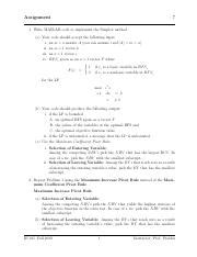 Implementation of Simplex Method in MATLAB | Course Hero