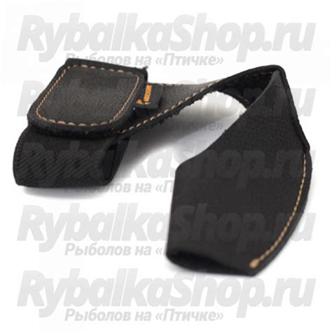 Напальчник Barracudoff без резинки из кожи Черный