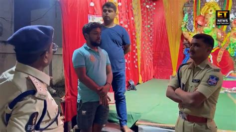 South East Zone Dcp Ch Rupesh Ips Visited Ganesh Pandal At Is Sadan