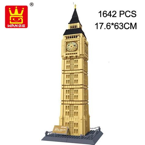Assembling Toy Model Wange 5216 Architecture The Big Ben Of London England Big Ben Clock Tower