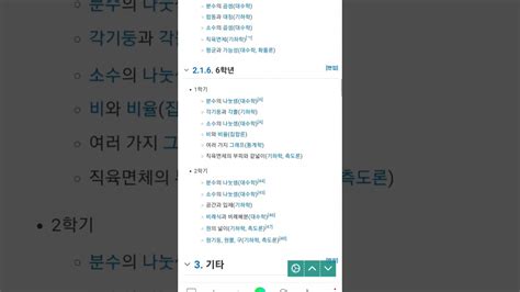 초등학교 수학과정 Youtube