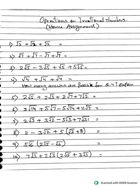 Cfu Operation On Irrational Numbers Pdf