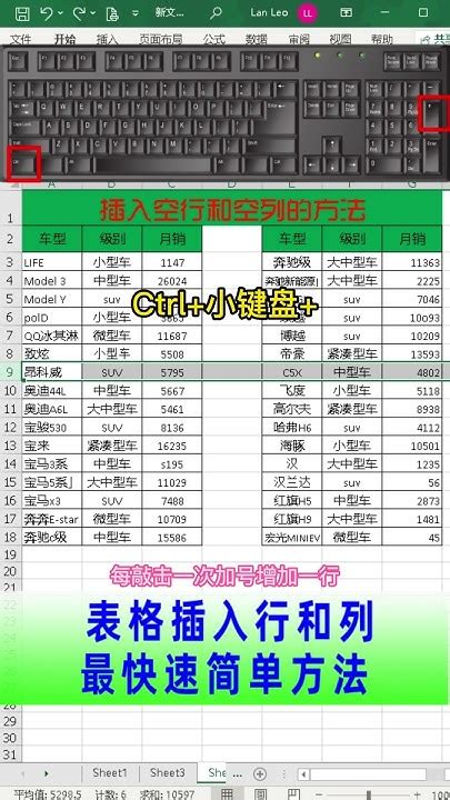 Excel表格插入行和列的方法 Official Excel Office Shorts Short Word Words