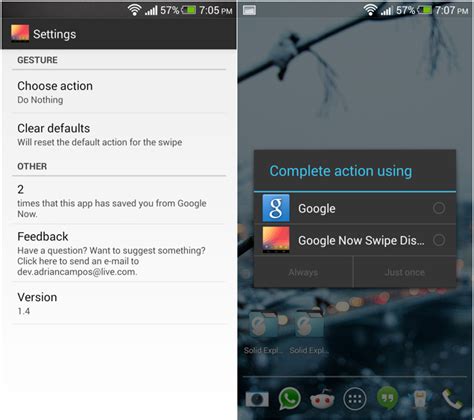 How To Disable The Google Now Swipe Up From Home Action