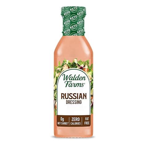 Walden Farms Russian Dressing Oz Bottle Fresh And Delicious Sugar
