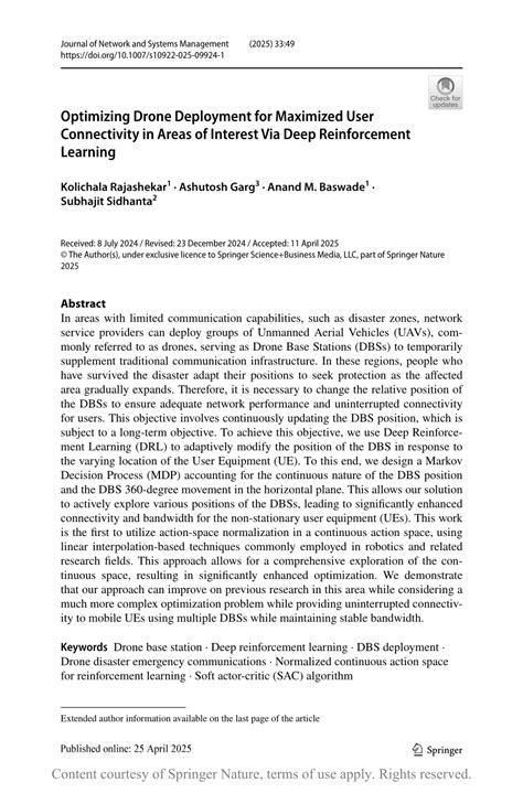 Optimizing Drone Deployment For Maximized User Connectivity In Areas Of Interest Via Deep