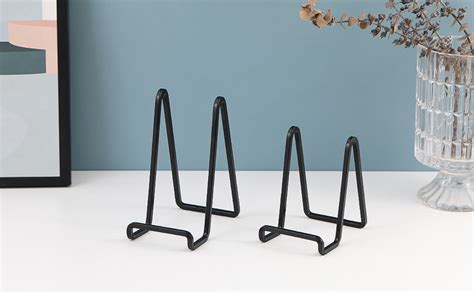 Plate Holder Easel Display Stand 6 Inch Metal Plate Stands For