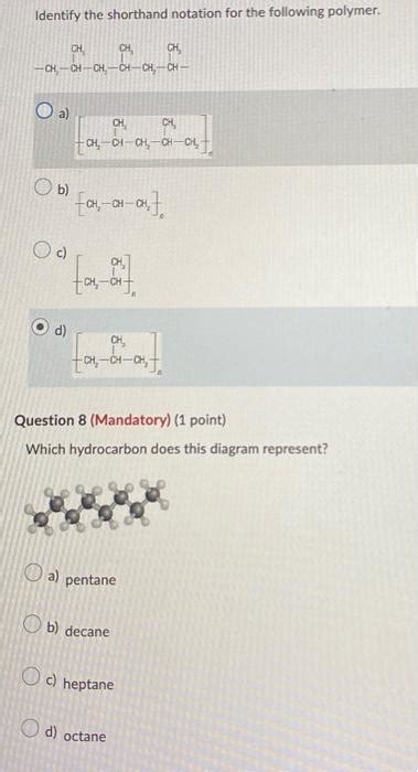 Solved Identify The Shorthand Notation For The Following Chegg
