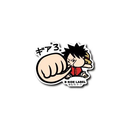 Stickers Set Luffy Gear One Piece B SIDE LABEL Meccha Japan