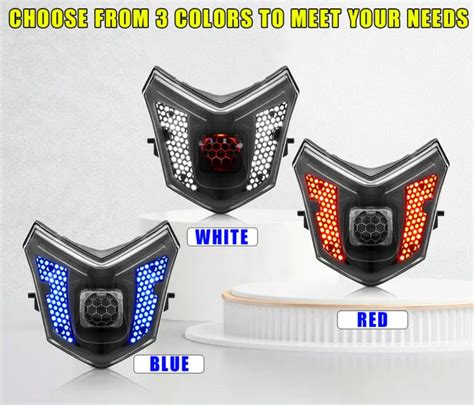 Sym Vf I Head Lamp Venom Mata Gaban Bluetooth Control Dynopro Pilot Light Led Original