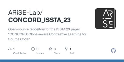 Github Arise Lab Concord Issta Open Source Repository For The