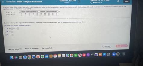 Solved Homework Week 11 Mylab Homework Question 1 10 21 Hw
