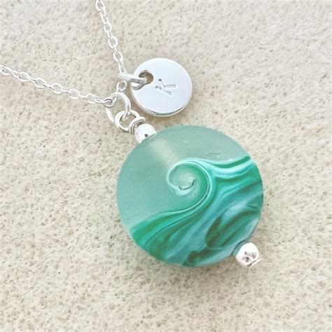 Beach Glass Necklace Etsy