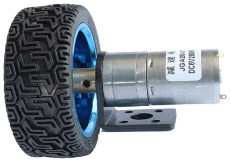 Motor Codificador Jgb37 520 Con Llanta 6v 90rpm Ab8 Tienda De