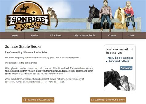 Sonrise Stable Books