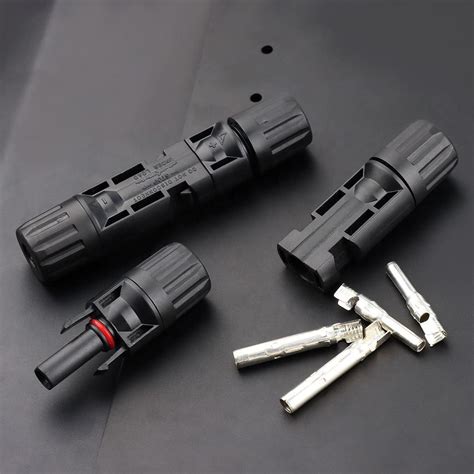 2 5 6 0mm2 14AWG 12AWG 10AWG 1000V IP67 Mc 4 Male Female Mc 4 PV