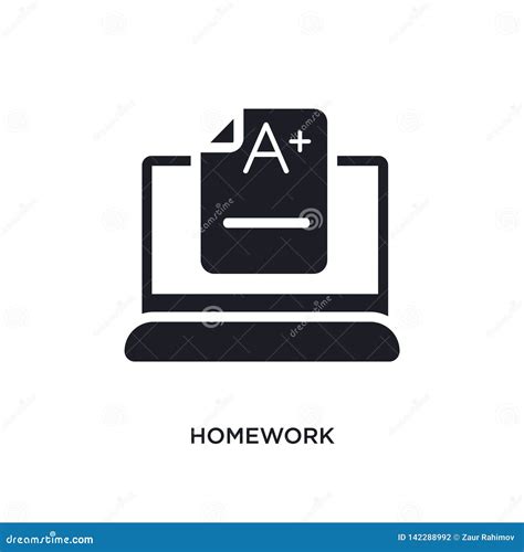 Homework Isolated Icon Simple Element Illustration From E Learning And Education Concept Icons