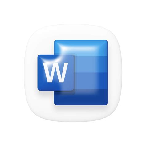 Microsoft Word Icon On Transparent Background 58072397 PNG