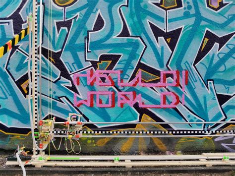 The Graffomat Is A Giant Plotter That Automates Graffiti Art Arduino Blog