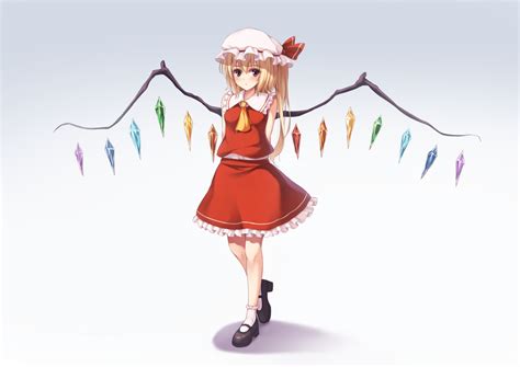 Blondehair Dress Flandrescarlet Gradient Hat Longhair Oukatihiro Red