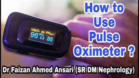 How To Use Pulse Oximeter Or Spo2 Monitor In Hindi Ll Dr Faizan