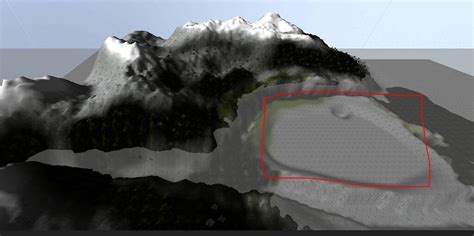 how can i move the terrain to a cube bottom unity engine unity