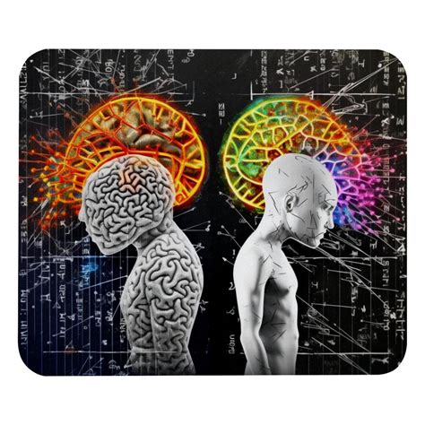 Mathematical Engineering Brain Mouse Pad For Wireless Mouse Home Office