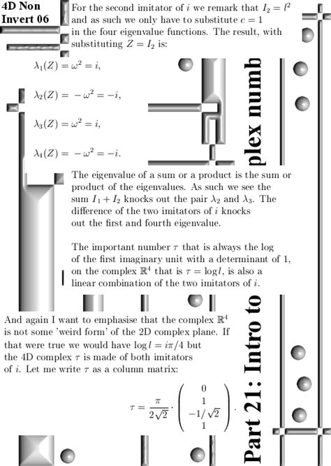Part More On The Structue Of Non Invertible D Complex Numbers Dcomplexnumbers