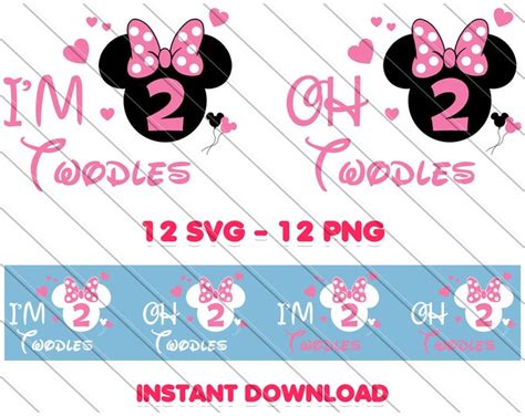 Oh Twodles Svg Head Svg Cricut Svg Clipart Layered Svg Files For
