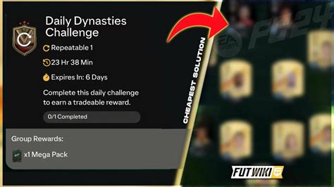 EA Sports FC 24 Daily Dynasties Challenge SBC Cheapest Solution
