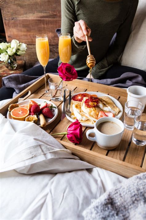 Romantic Breakfast In Bed