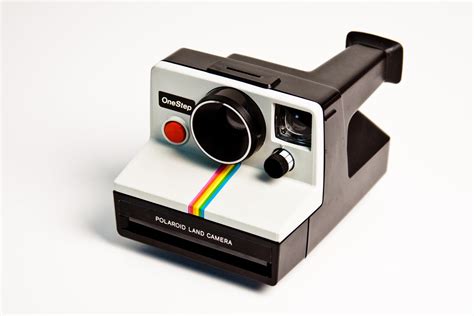 Thin Blue Line Poloroid Camera
