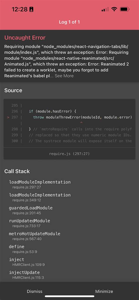 React Native Reanimated 오류